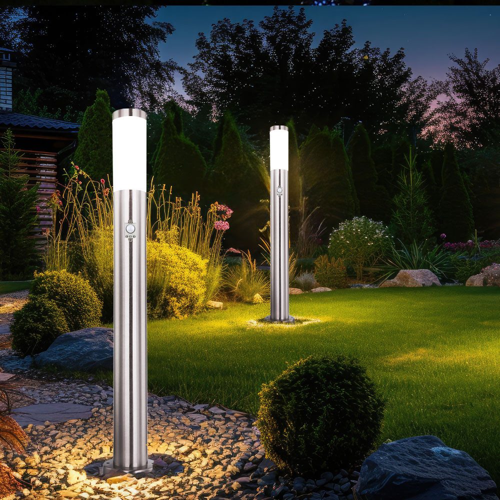 Etc Shop Led Außen Stehlampe Leuchtmittel Inklusive Warmweiß 2er Set