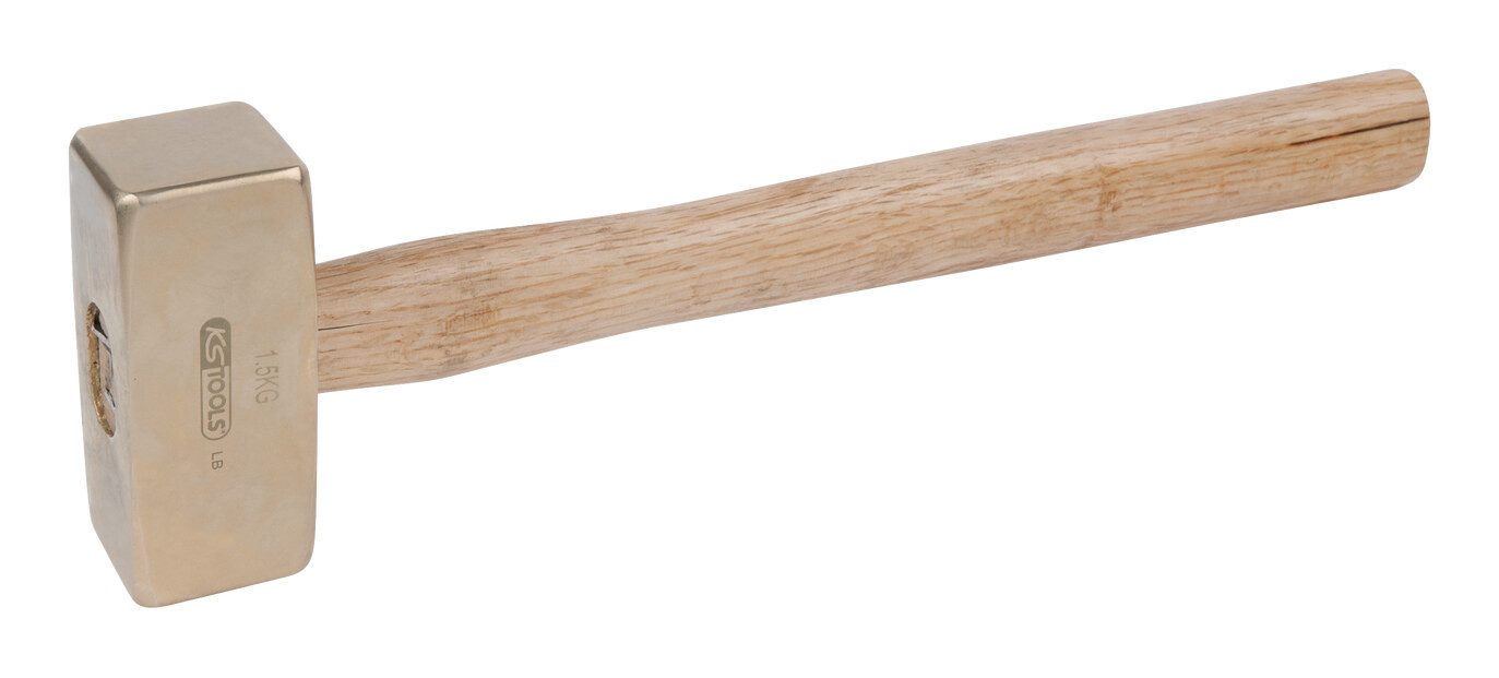 KS Tools Hammer BRONZEplus 5000, Fäustel g, mit Hickorystiel