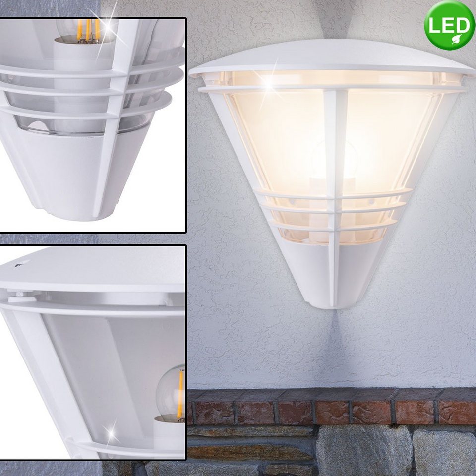 Etc Shop Außen Wandleuchte Leuchtmittel Inklusive Warmweiß Außen