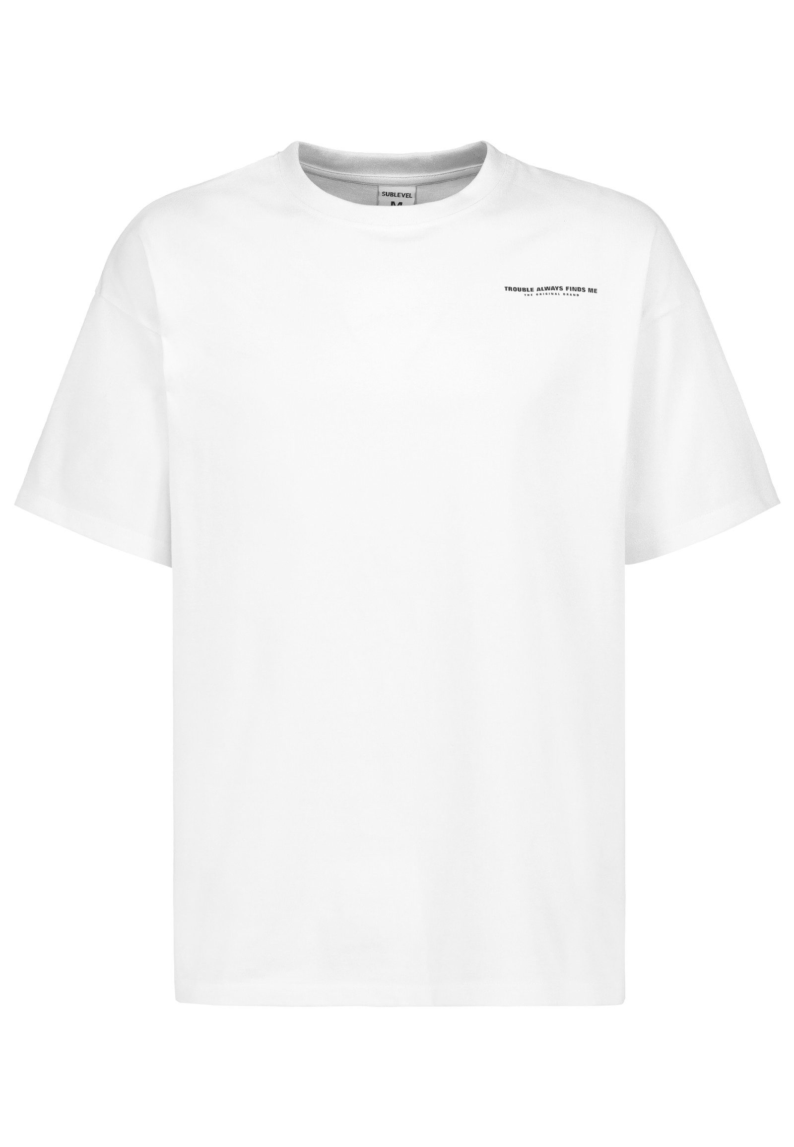 Sublevel T Shirt Shirt Mit Backprint