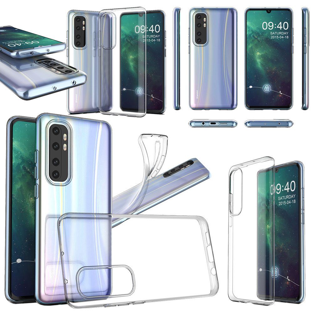 Wigento Handyhülle Für Xiaomi Mi Note 10 Lite Silikoncase Tpu Schutz