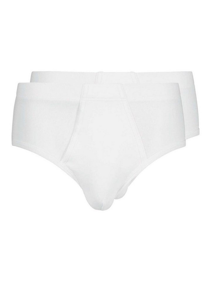 Huber Slip Herren Slip Mit Eingriff 2er Pack Cotton 2 Pack Packung 2