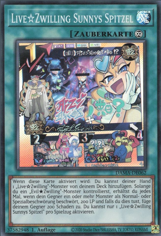 Recollectibles Sammelkarte Yugioh Karte Livetwin Sunnys Snitch Deutsch