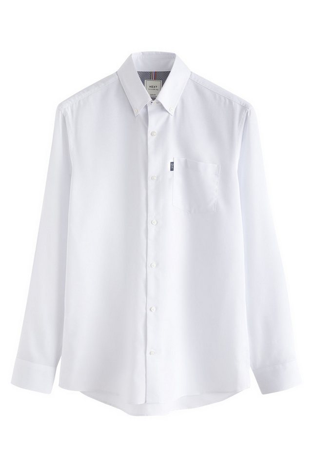 Next Langarmhemd Bügelleichtes Slim Fit Button Down Oxfordhemd 1 Tlg