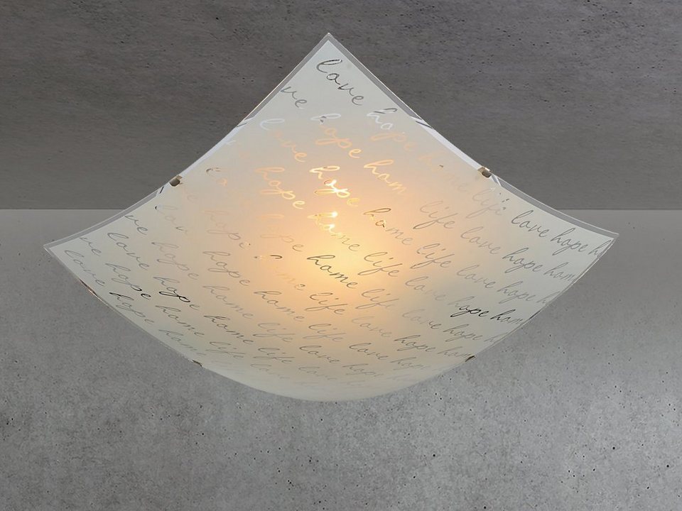 Meinewunschleuchte Led Deckenleuchte Led Wechselbar Warmweiß