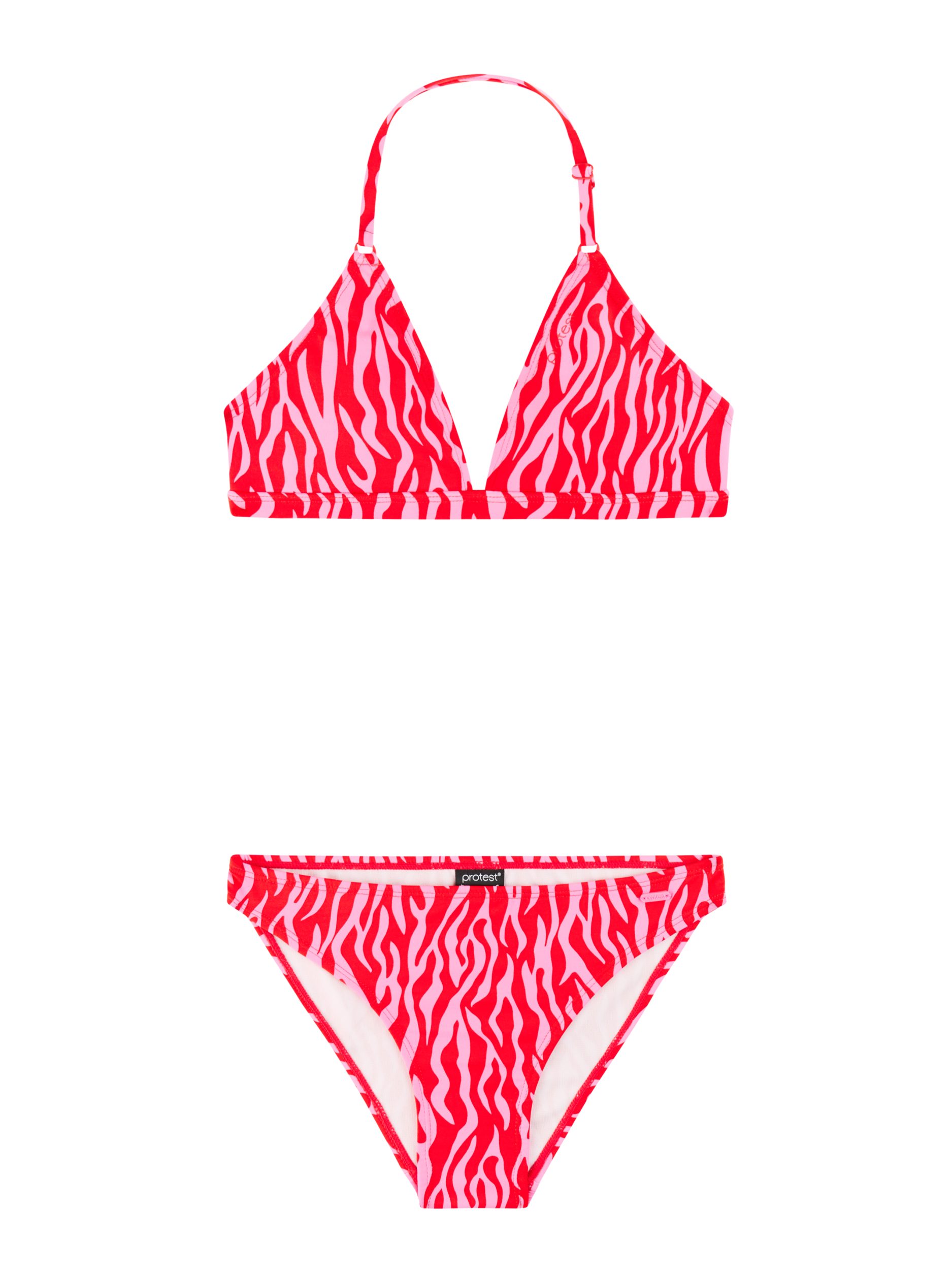Protest Bandeau-Bikini PRTFabu JR Triangle bikini POPPY RED
