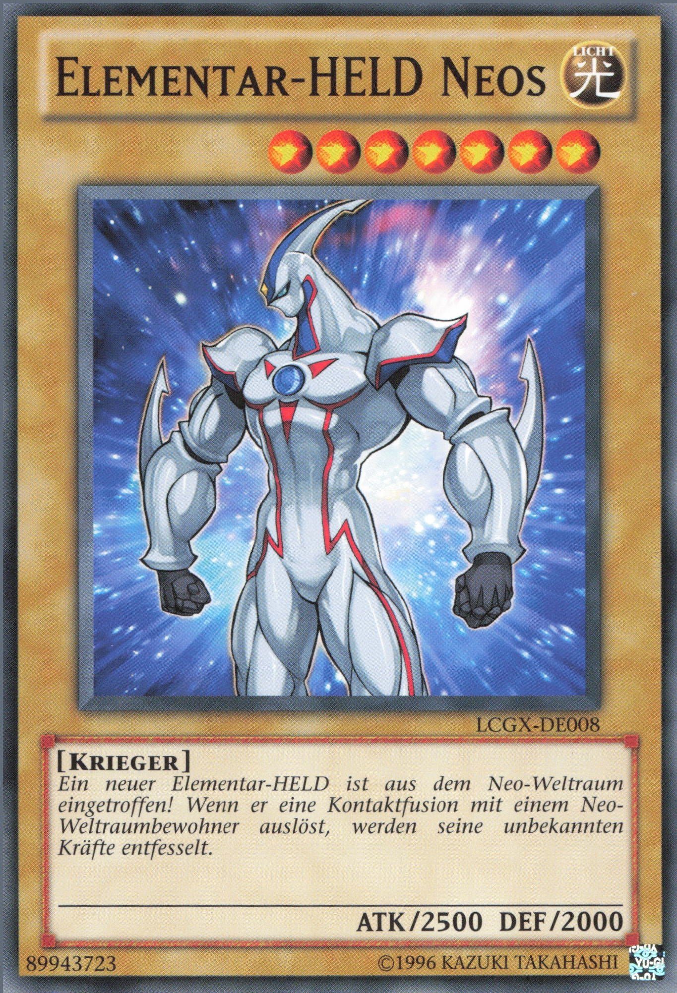 ReCollectibles Sammelkarte YuGiOh Karte Elementar-HELD Neos deutsch, Yu-Gi-Oh! Karte LCGX-DE008 ...