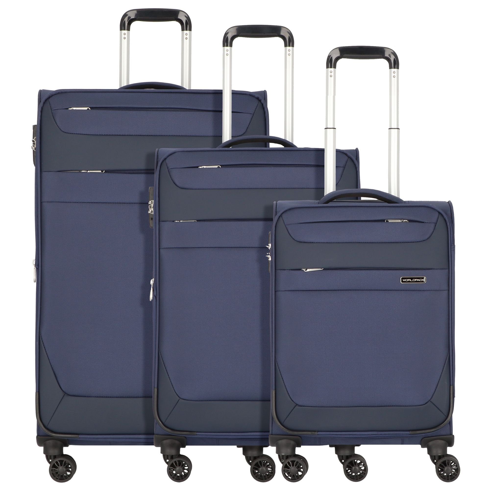 Worldpack Trolleyset Dublin 4 Rollen 3 Teilig 3 Tlg Polyester