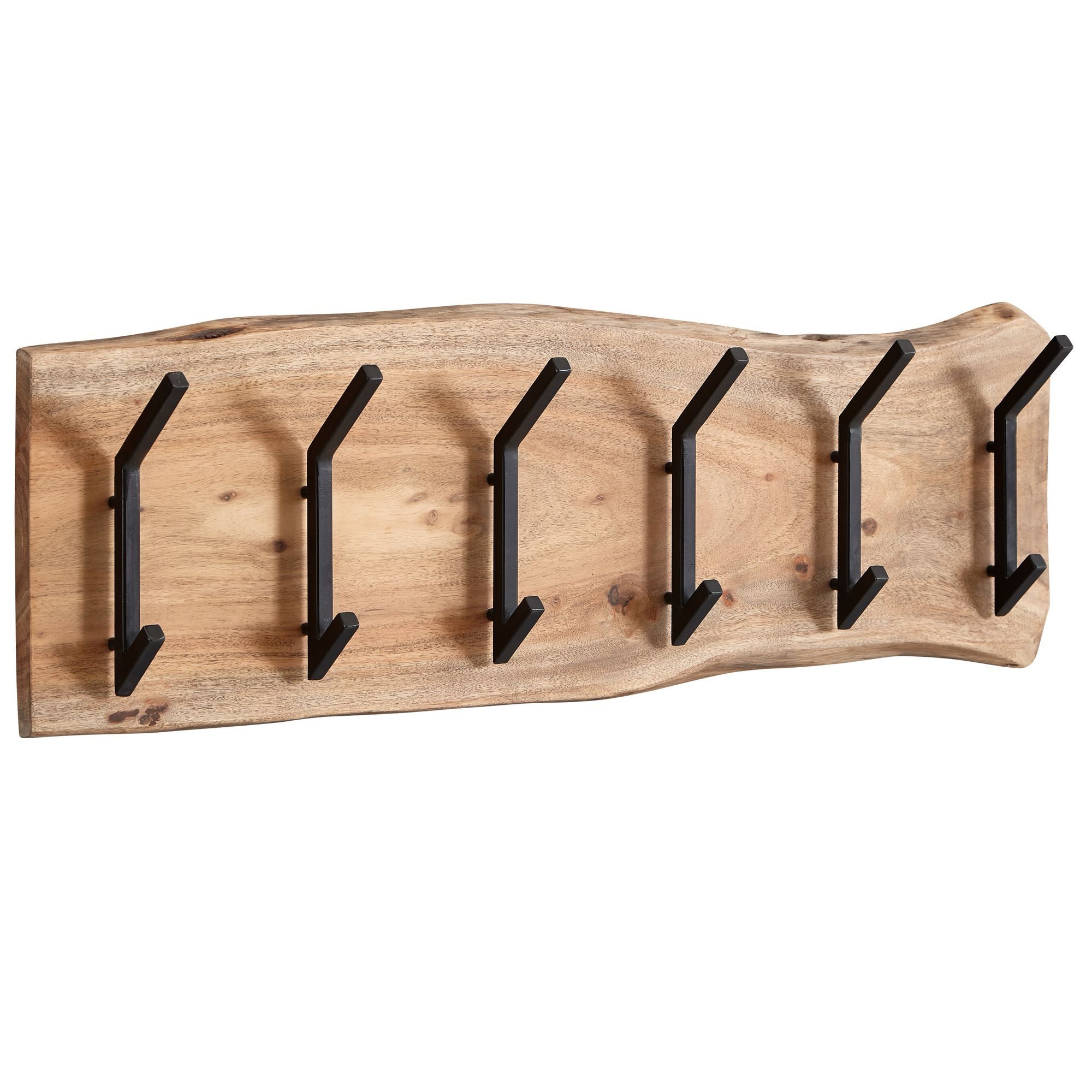 Koopman Wandgarderobe Kleidergarderobe Garderobe Teakholz 4 Haken 50 cm ...