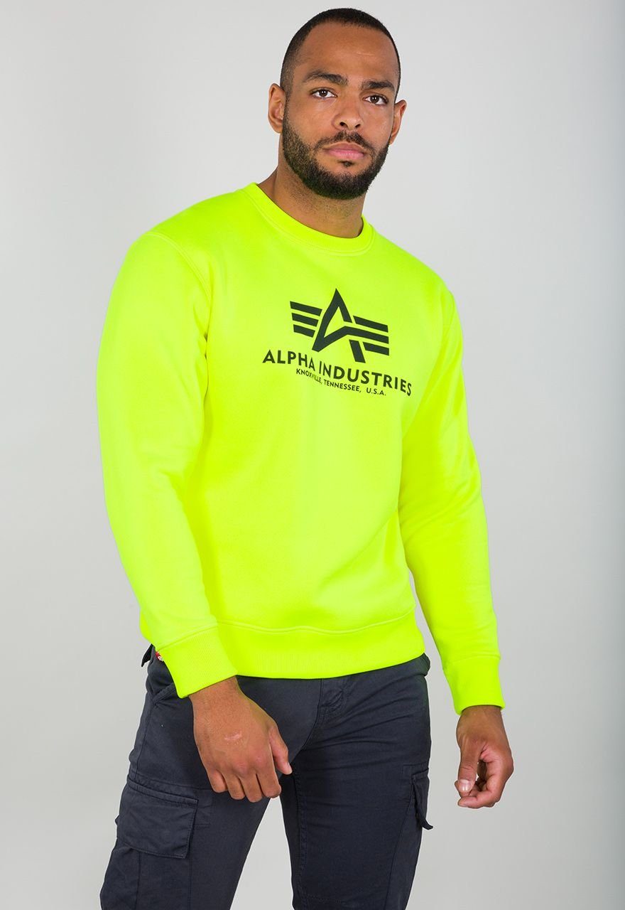 Alpha Industries Kapuzenpullover Basic Sweater Neon