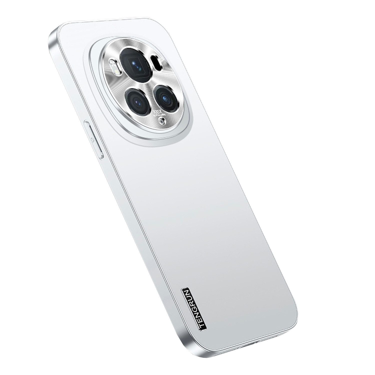 Wigento Handyhülle Für Honor Magic 6 Pro Feinmattes Metall Design Handy