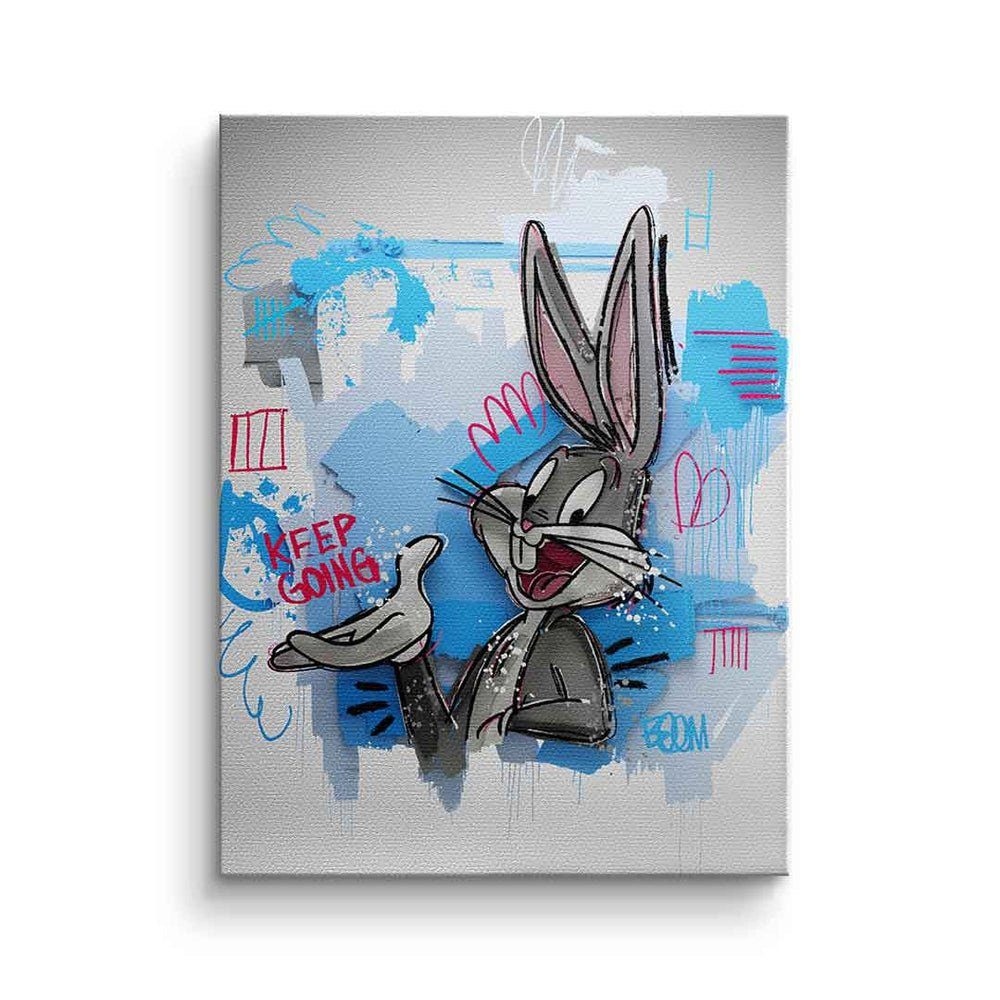 Dotcomcanvas® Leinwandbild Layer Bunny Leinwandbild Layer Bunny Comic