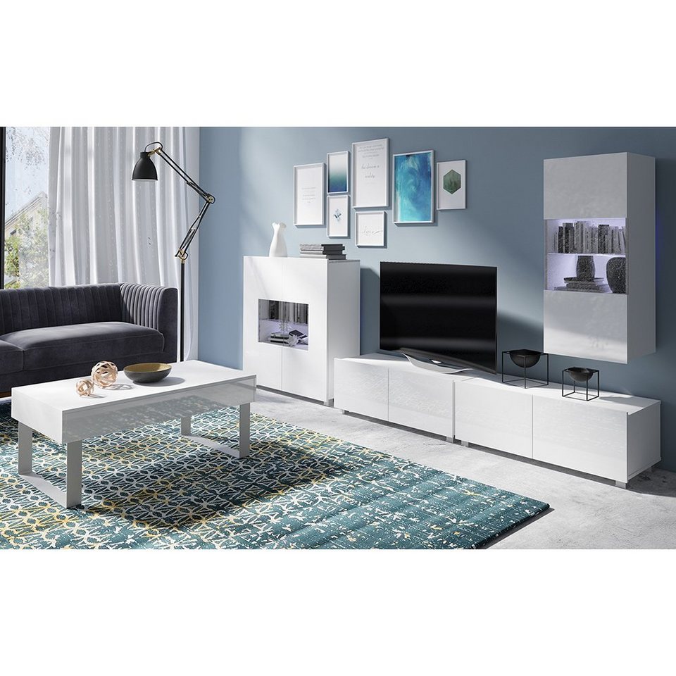 Lomadox Wohnzimmer Set Cairns 132 Mega Spar Set 5 St 5 Tlg In