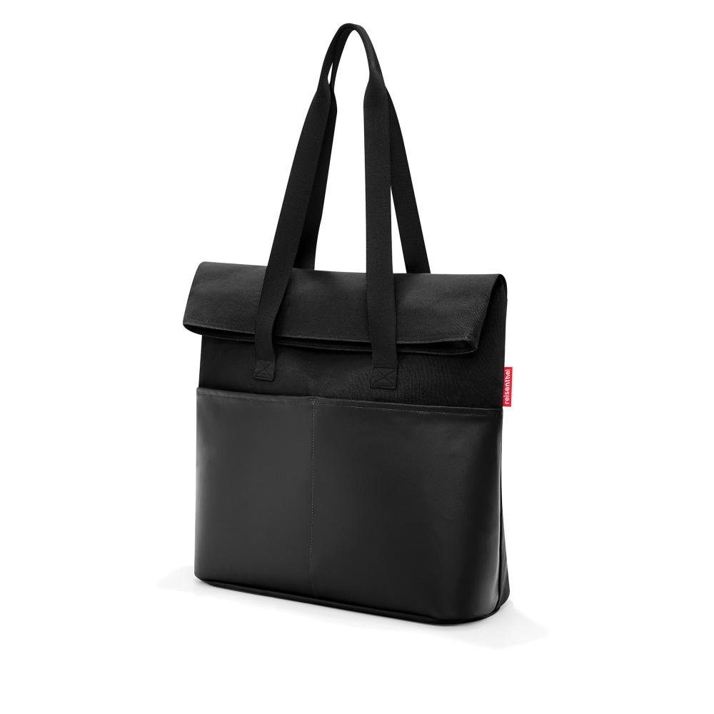 REISENTHEL® Umhängetasche foldbag Canvas Black, Geräumige Tasche im ...