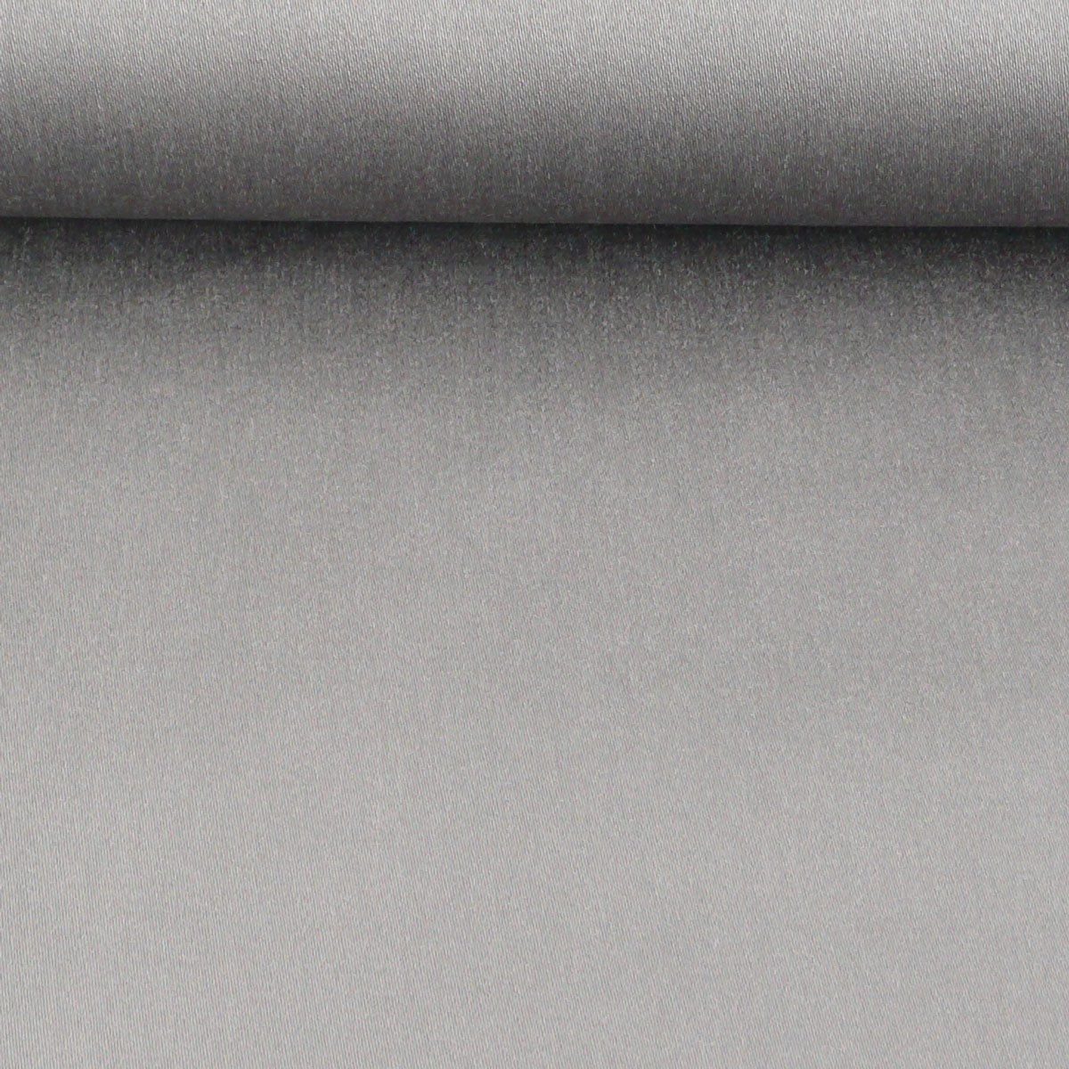 SchÖner Leben Stoff Baumwolle Satin Spandex Dark Grey