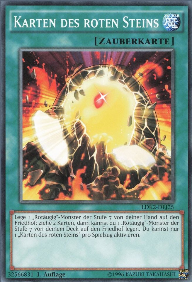 Recollectibles Sammelkarte Yugioh Karte Karten Des Roten Steins Yu Gi