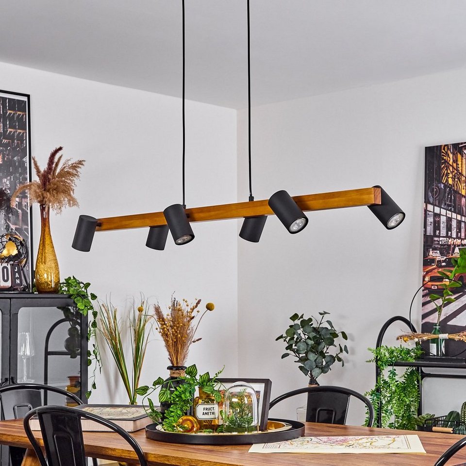 Hofstein Pendelleuchte Godo Moderne Hängelampe Aus Metallholz In