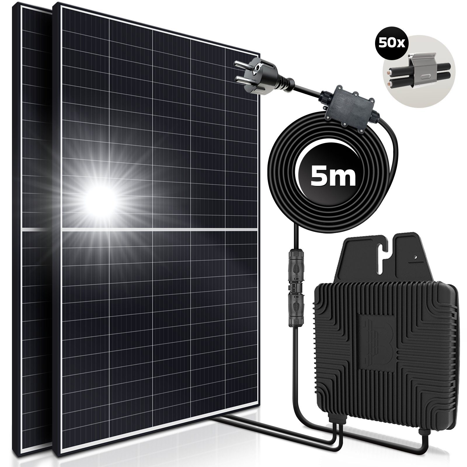 Sunniva Solaranlage 860600w Bifacial Balkonkraftwerk 60000 W
