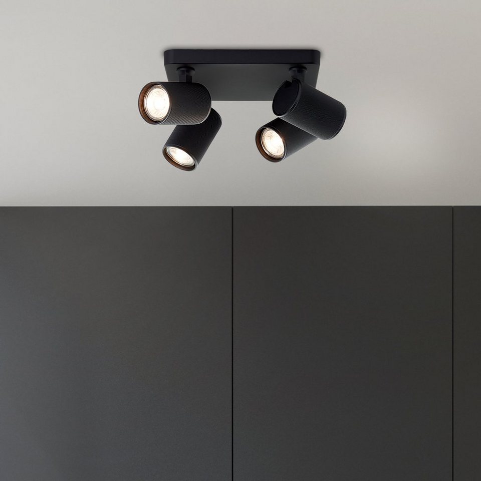 Lightbox Deckenleuchte Led Wechselbar Warmweiß Spotplatte Schwenkbar