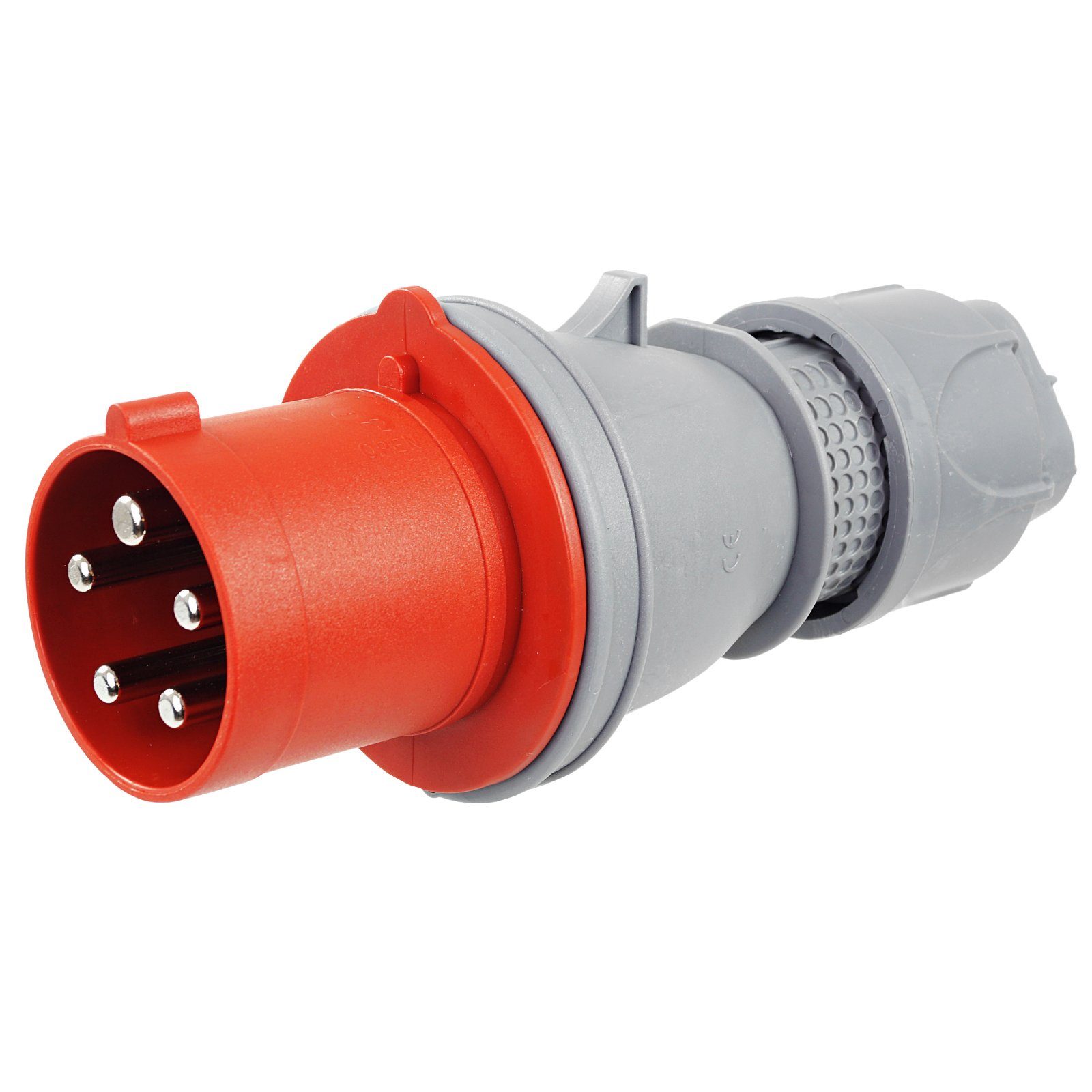 ADELID Steckdose, CEE-Stecker IP44 63A 5-polig 3P+N+E+P 415V Rot