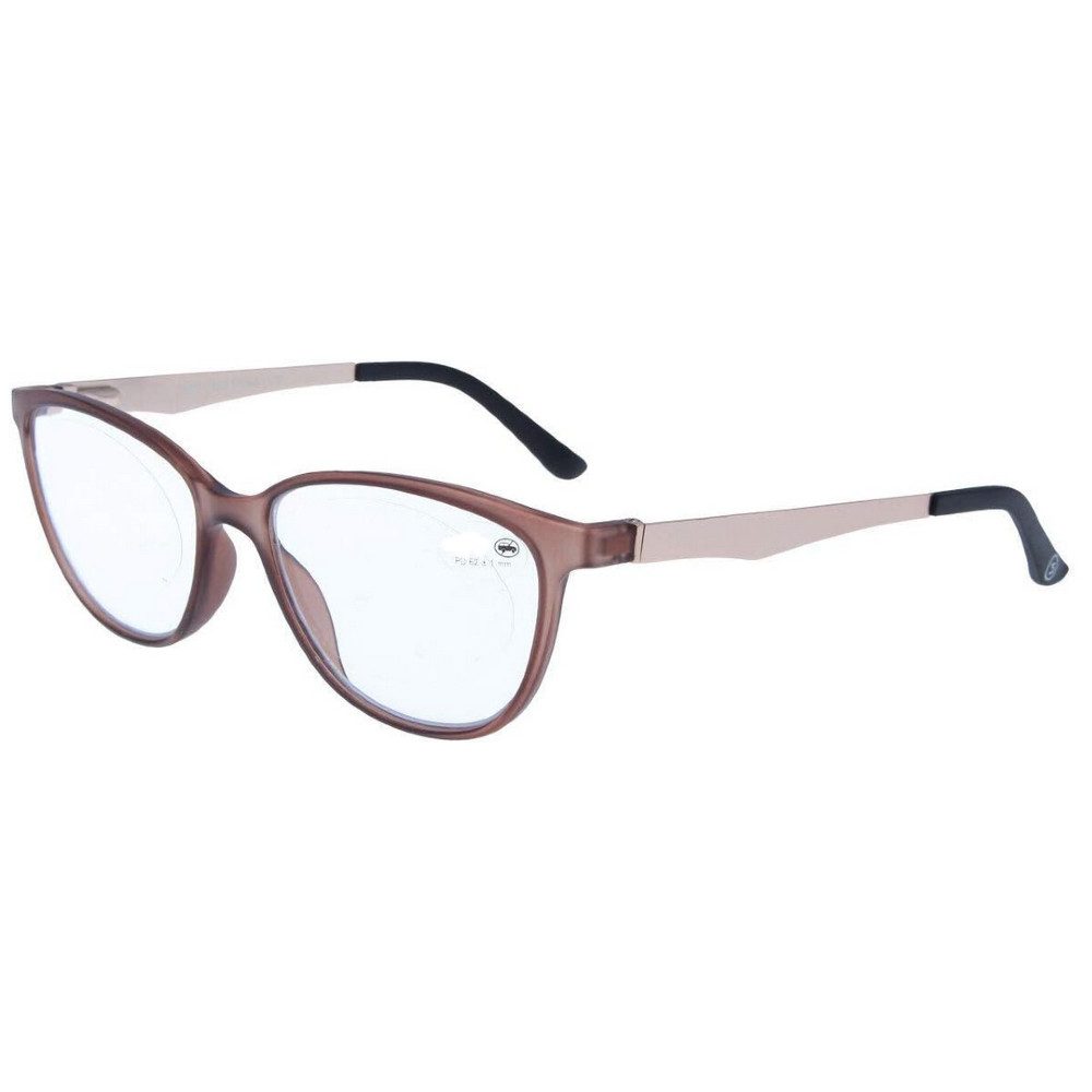 B&S Lesebrille READY READER PLASTIC MATT COCOA +1.0