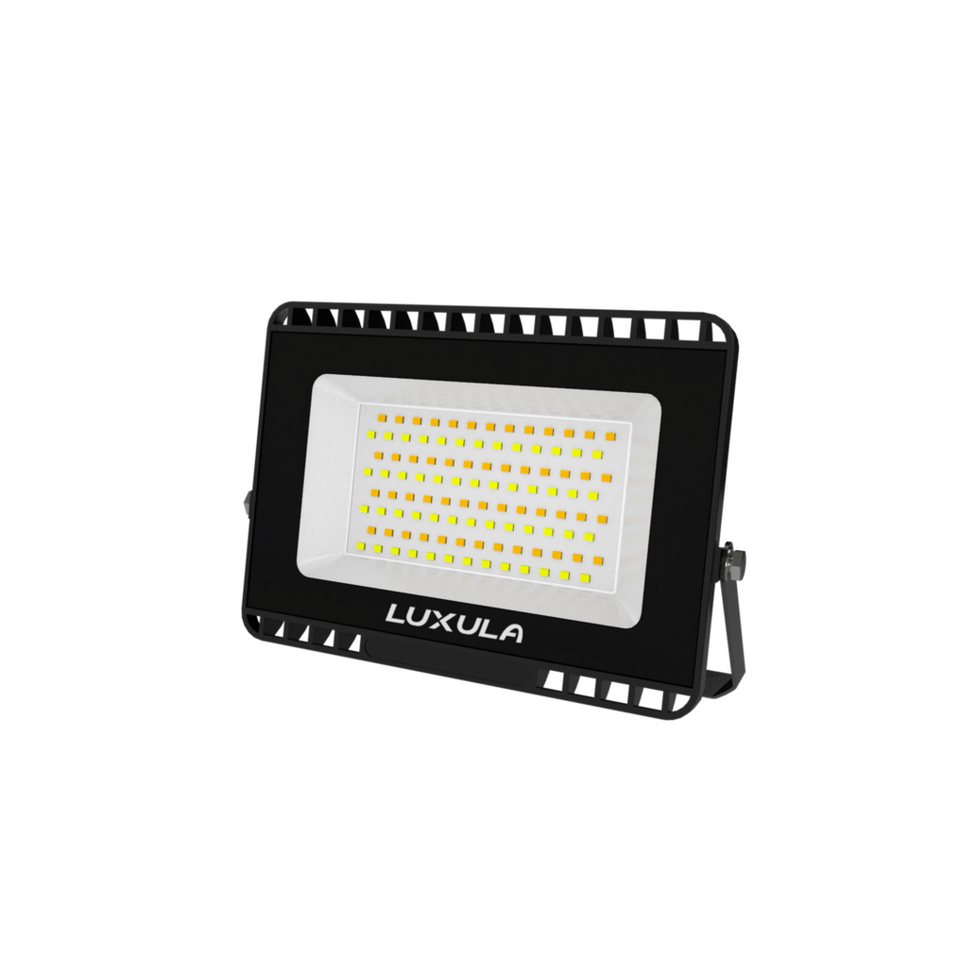 Luxula Led Flutlichtstrahler Led Cct Fluter 50 W Warm Neutral