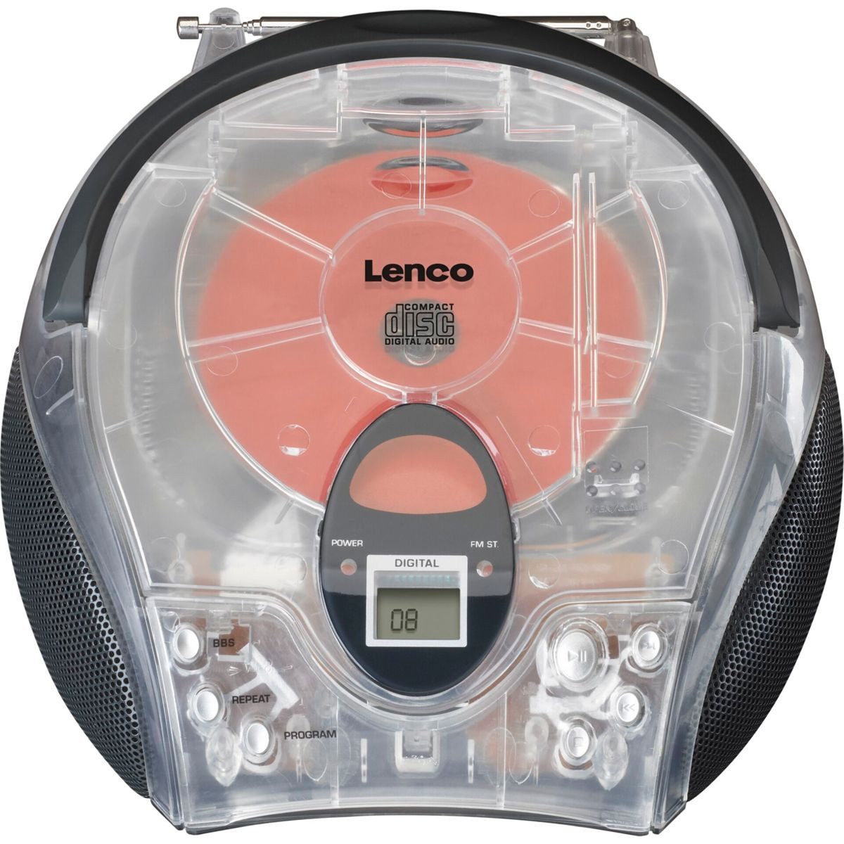 Lenco SCD-24 transparent Radio