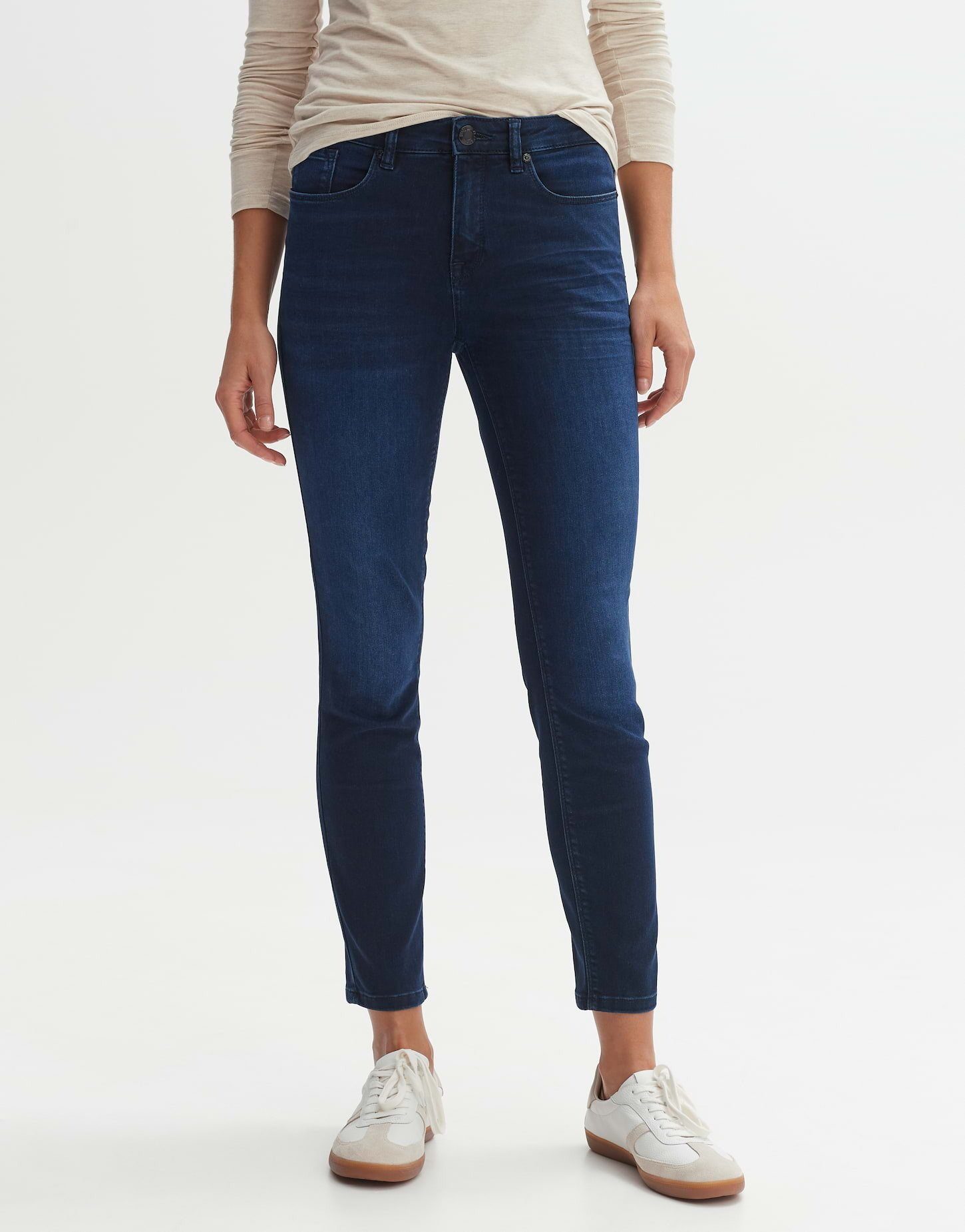 OPUS Skinny-fit-Jeans Elma midnight Normal, Beininnenlänge ca. 71 cm in ...