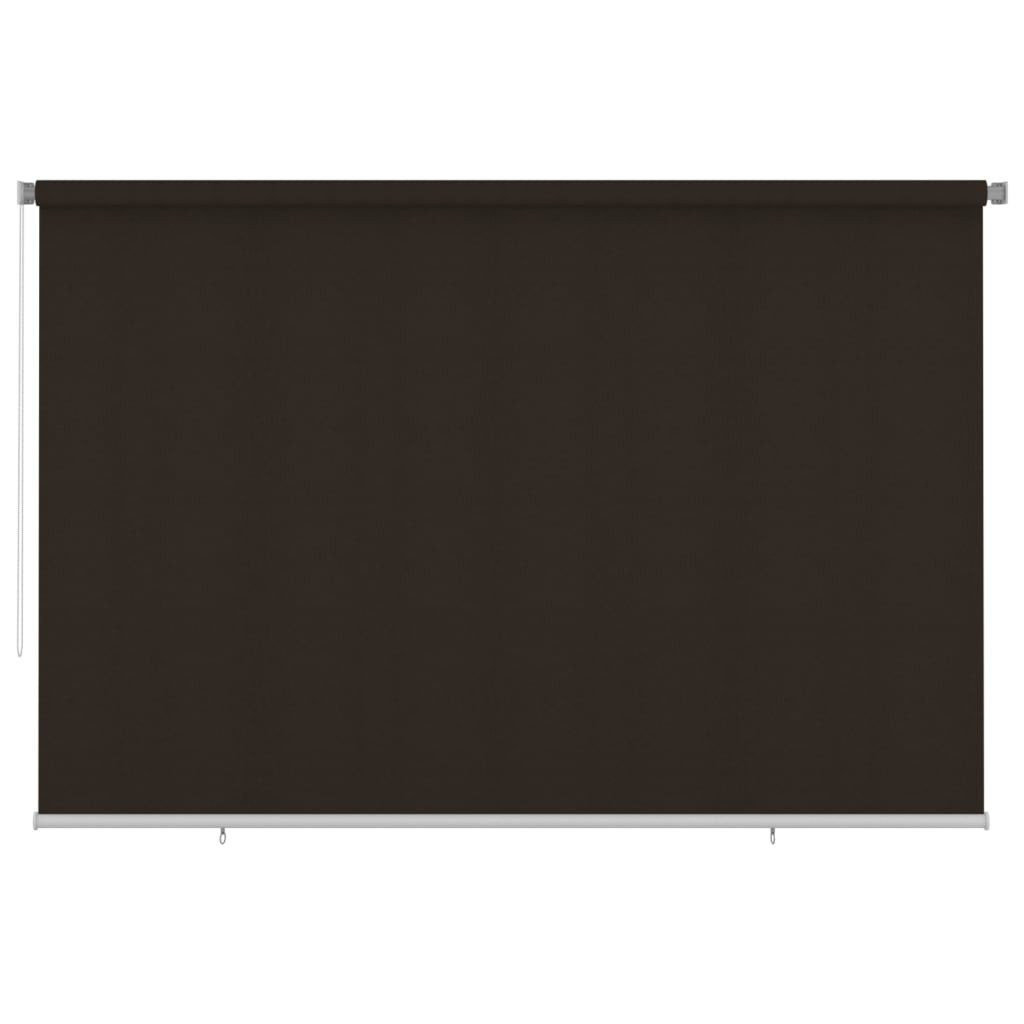 Rollo Außenrollo 405 (B) x 140 (H) cm Braun HDPE, vidaXL