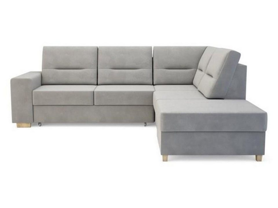 Jvmoebel Sofa Design Ecksofa L Form Bettfunktion Couch Leder Textil