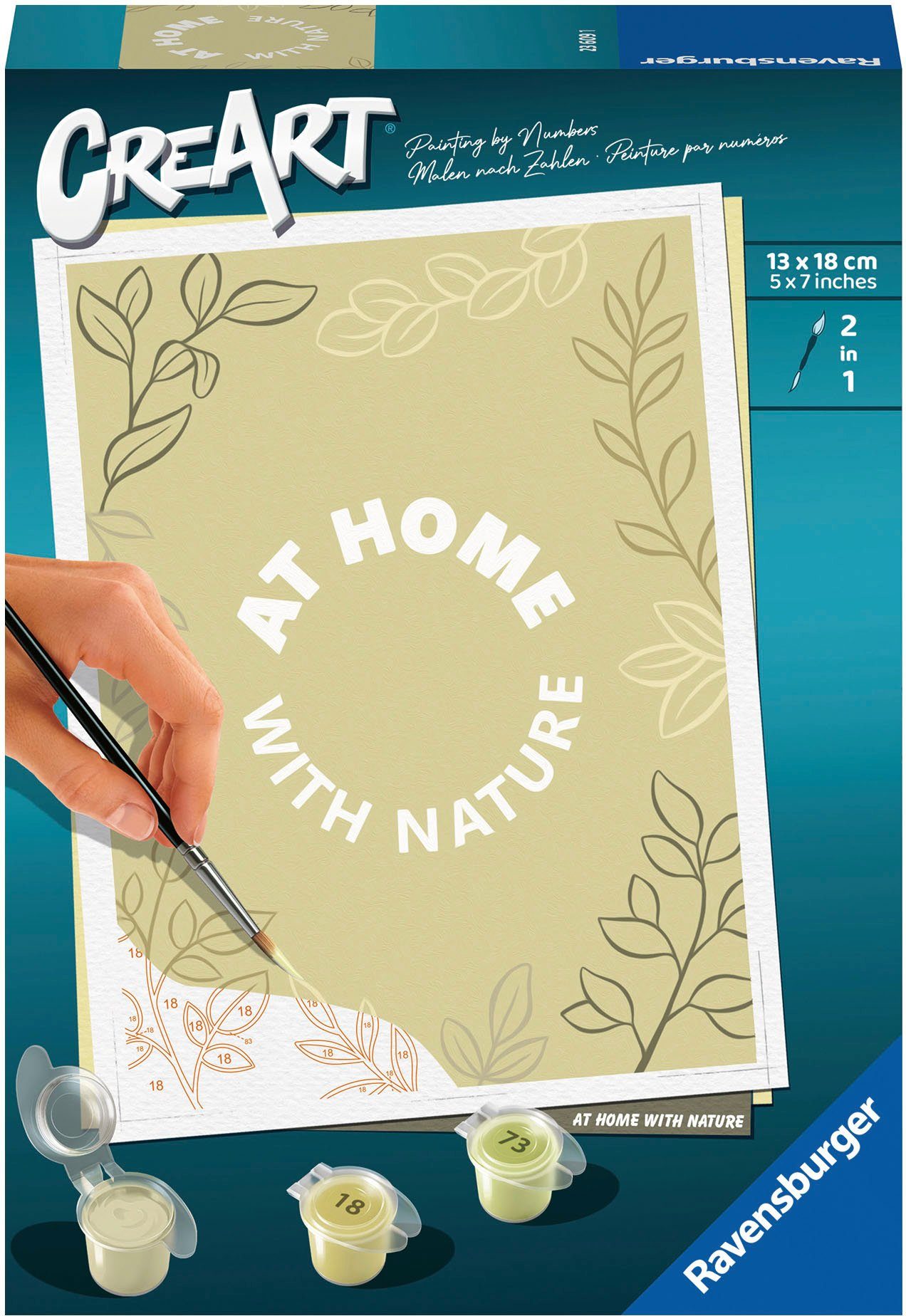 Ravensburger Malen nach Zahlen At home with Nature, Made in Europe; FSC®- schützt Wald - weltweit