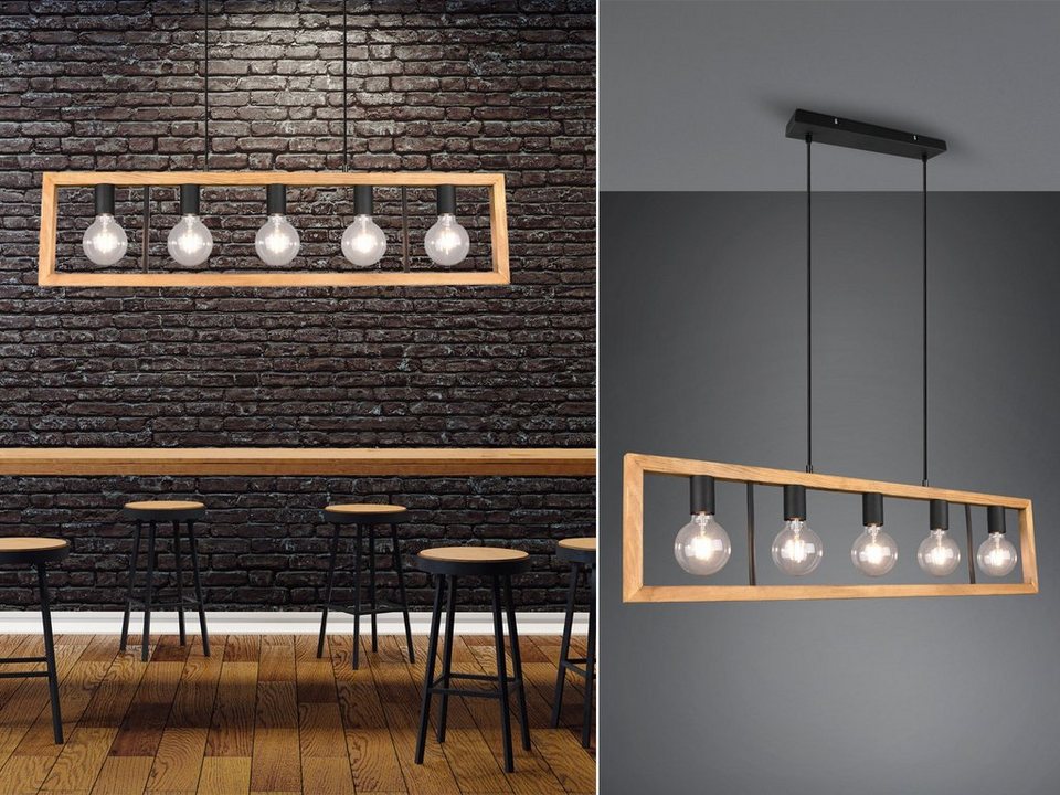 meineWunschleuchte LED Pendelleuchte, Holz-Balken, Holzlampe ... meineWunschleuchte LED Pendelleuchte, Holz-Balken, Holzlampe ...