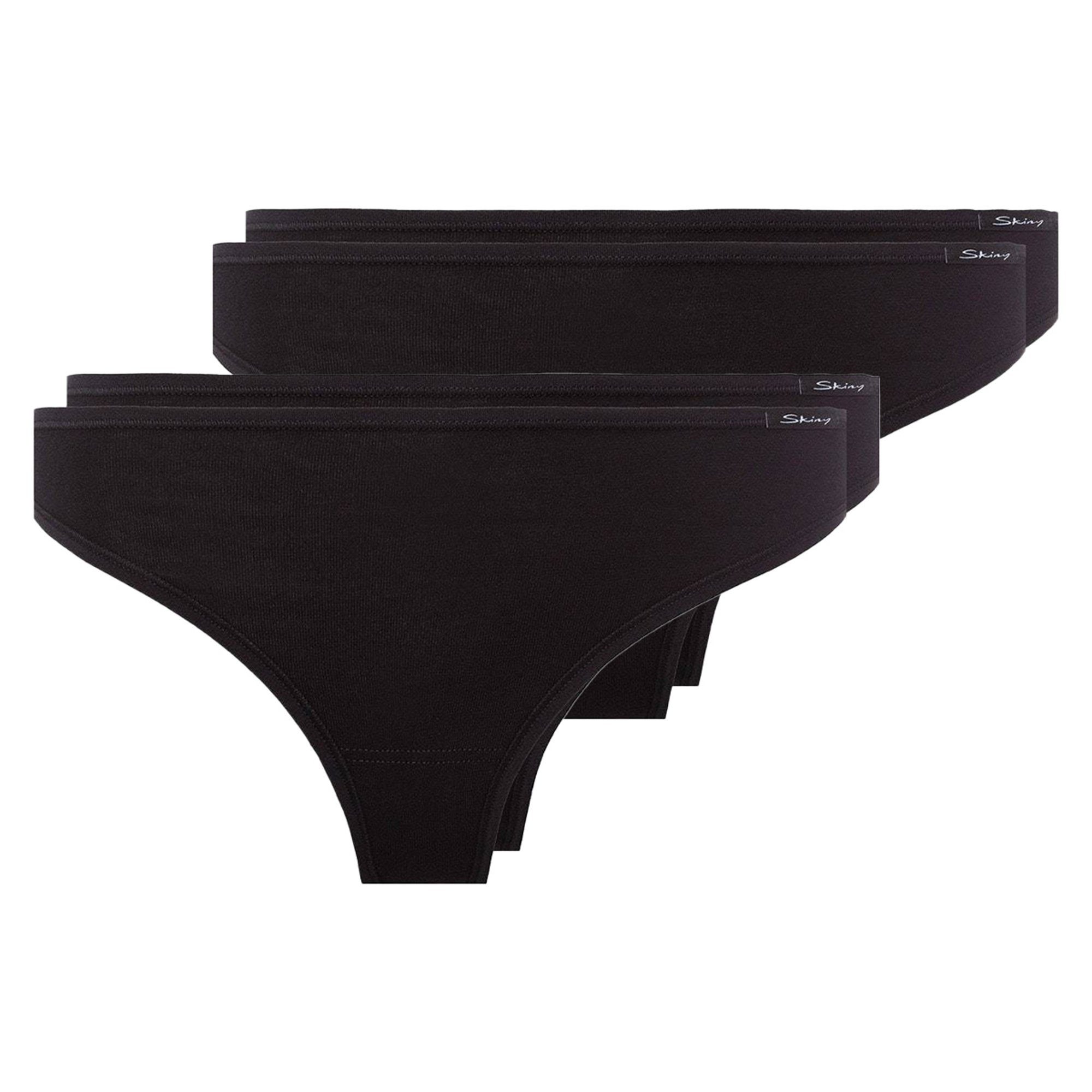 Skiny String Damen String 4er Pack Baumwolle (Packung, 4er Pack)