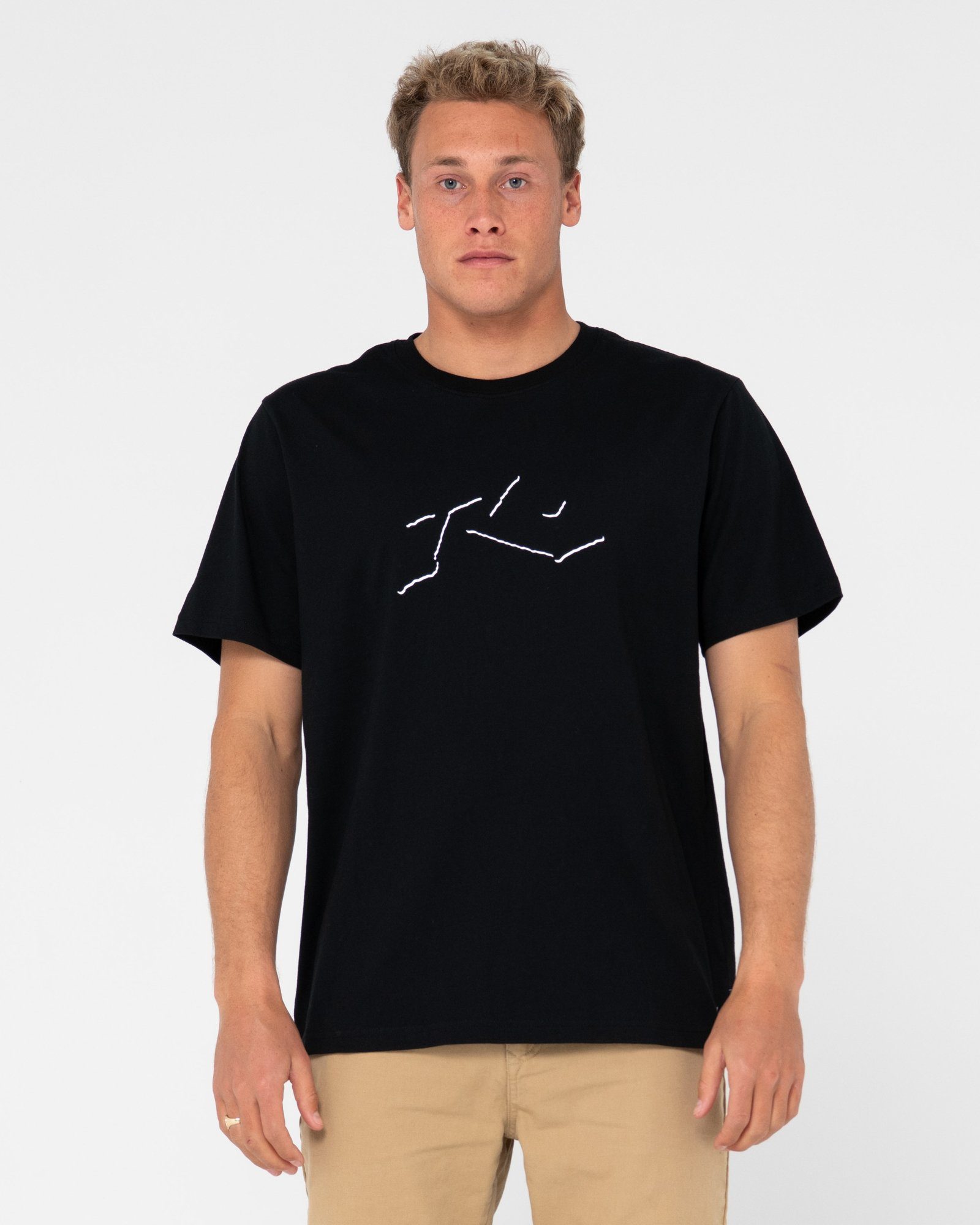 Rusty T-Shirt SHADOW R SHORT SLEEVE TEE