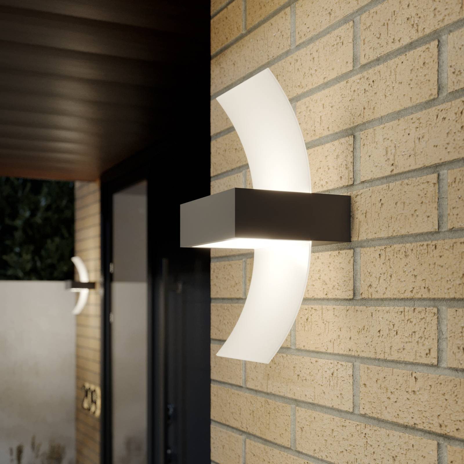 Lucande Led Außen Wandleuchte Skadi Led Lampen Warmweiß Modern