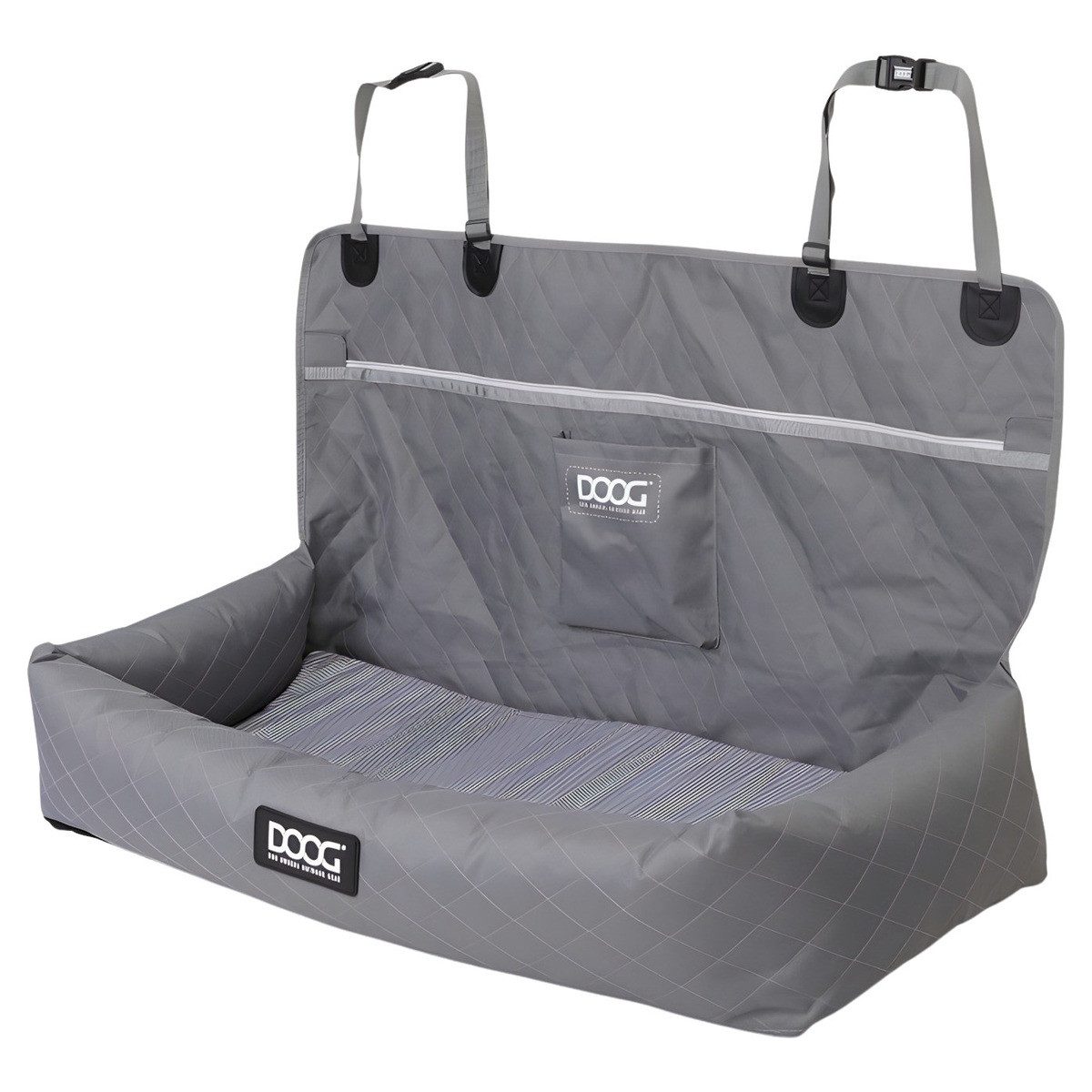 DOOG Hunde-Autositz Autositz / Car Seat Large Grey