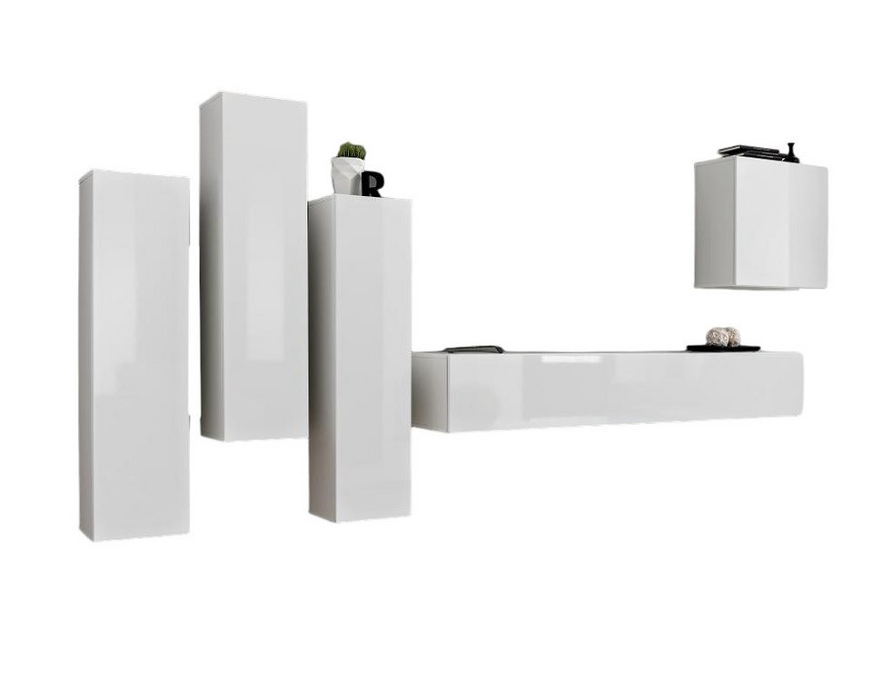 Xlmoebel Wohnwand Moderne Wohnkombination Tv Regal Set Wohnzimmermöbel