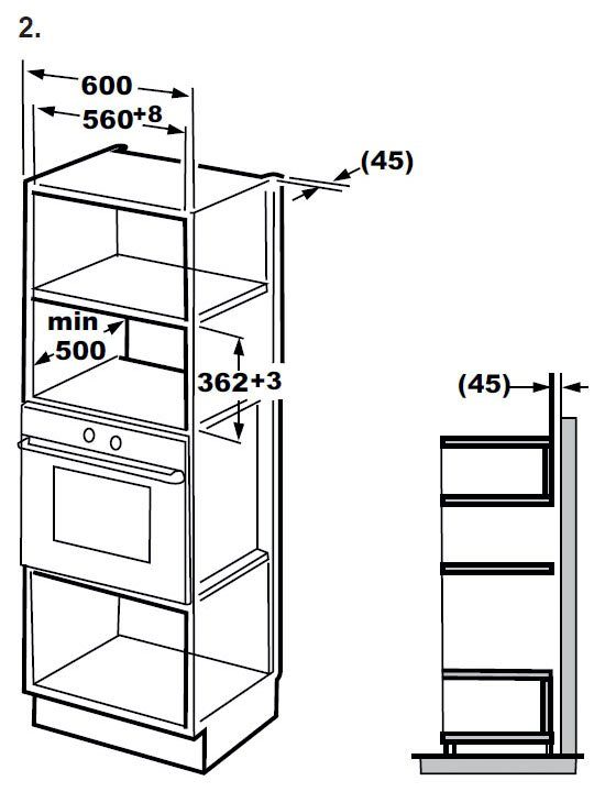BEKO Einbau-Mikrowelle BMOB17131X, Mikrowelle, 17 l