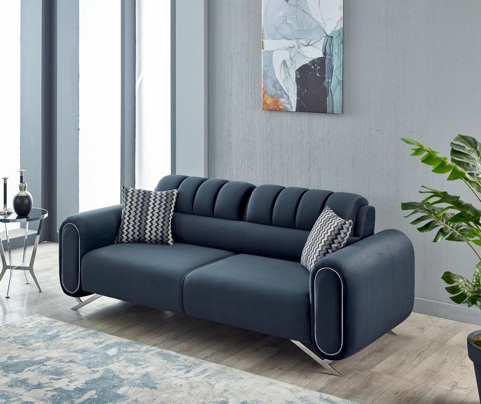 Villa Möbel Sofa Mulino 1 Stk 2 Sitzer Mit Relax Bettfunktion Durch