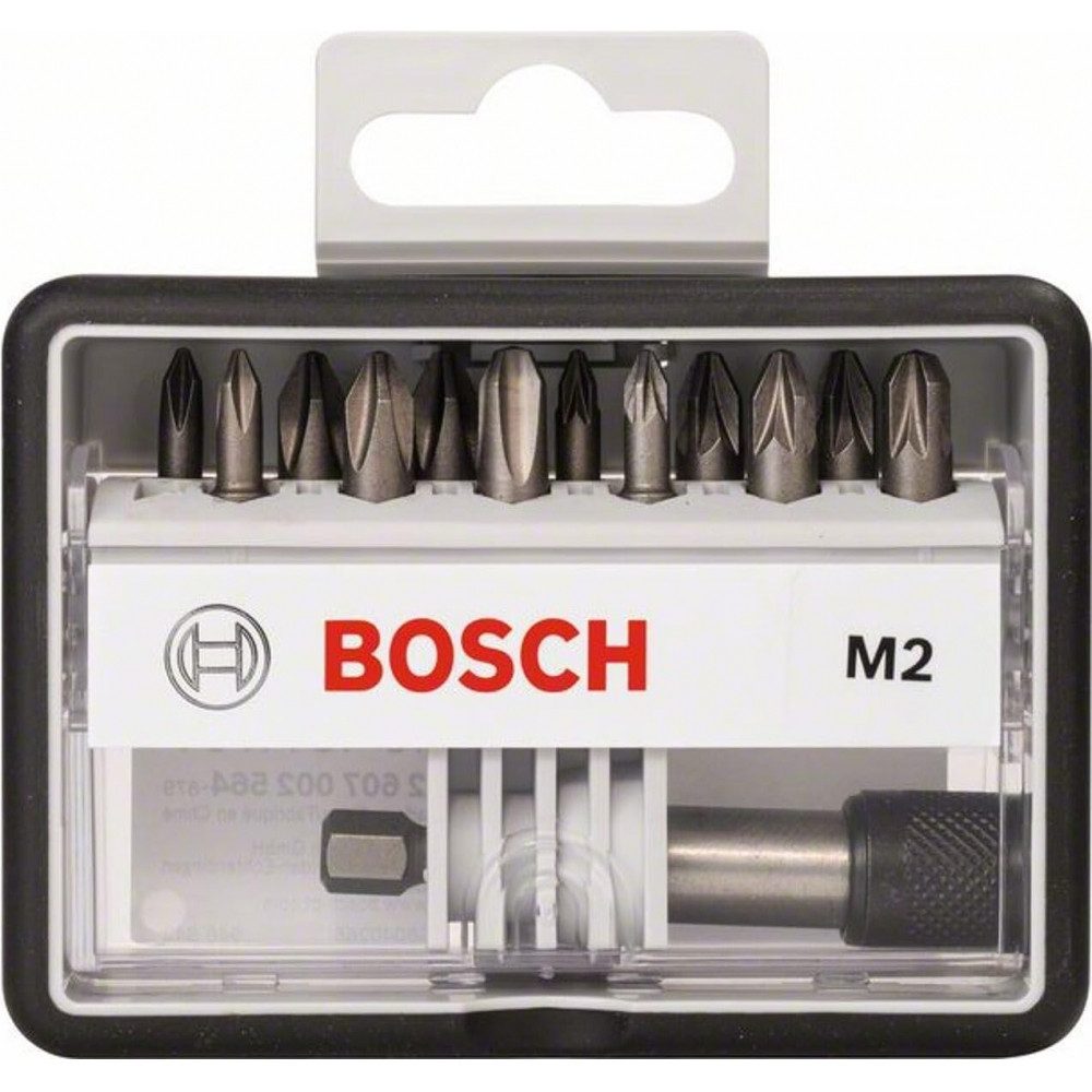 BOSCH Bit-Set Professional Robust Line Extra Hard 12+1-teilig - Bit ...