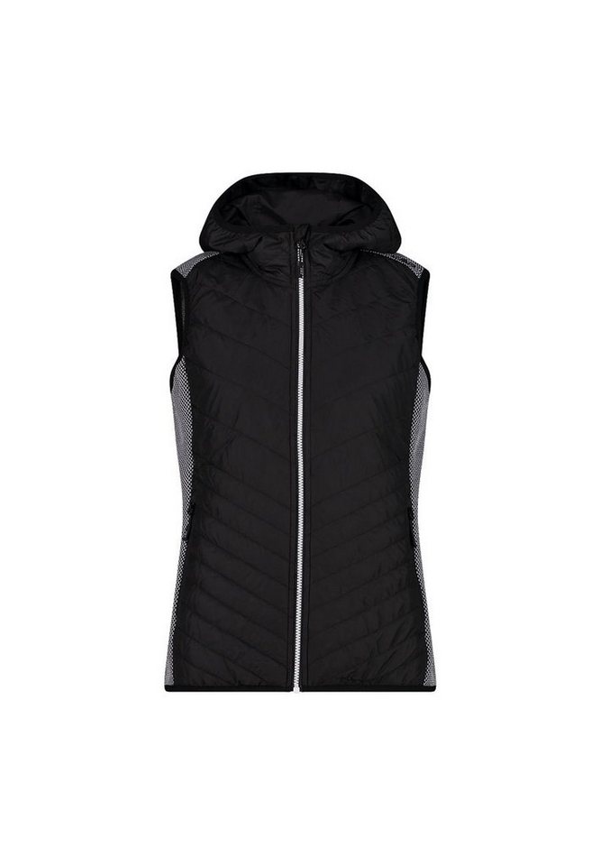 Cmp Softshellweste Cmp Damen Kapuzen Hybrid Knitech Westenjacke Mit W