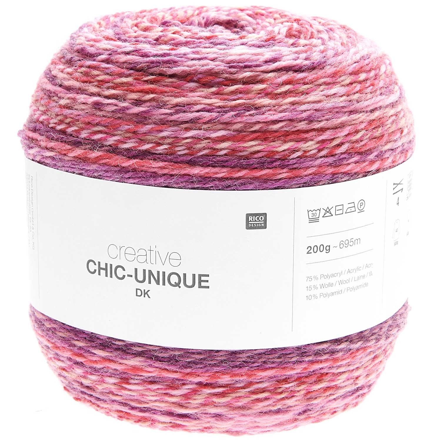 Rico Design Wolle Creative Chic-Unique dk Farbverlaufswolle zum ...