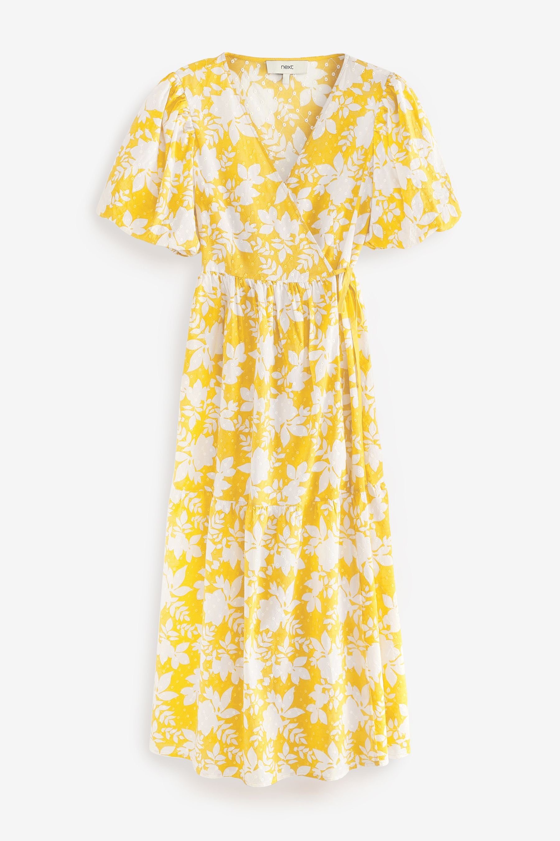 Next Maxikleid Maxikleid In Wickeloptik Mit Lochstickerei Online