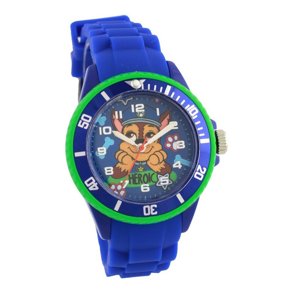 Paw Patrol Quarzuhr Paw Patrol Kinderarmbanduhr Quartz Silikonarmband