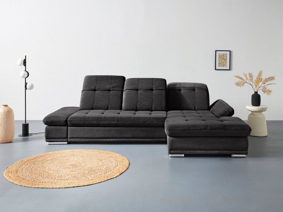 Cotta Ecksofa Holiday L Form Mit Sitztiefen Armteil Und