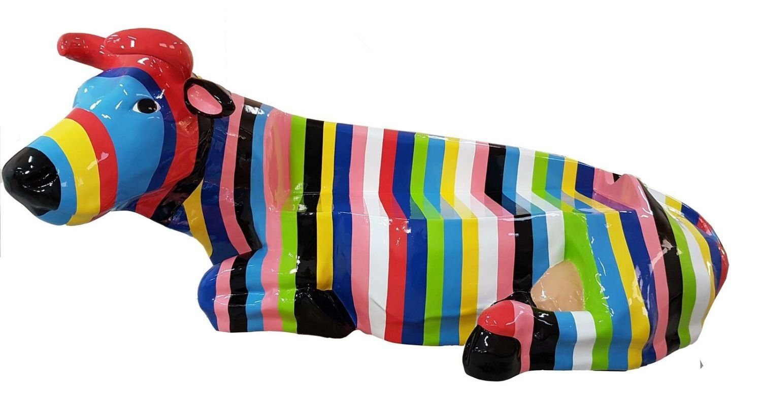 Jvmoebel Dekoobjekt Abstrakte Figur Statue Design Dekoration 98 Cm Kuh