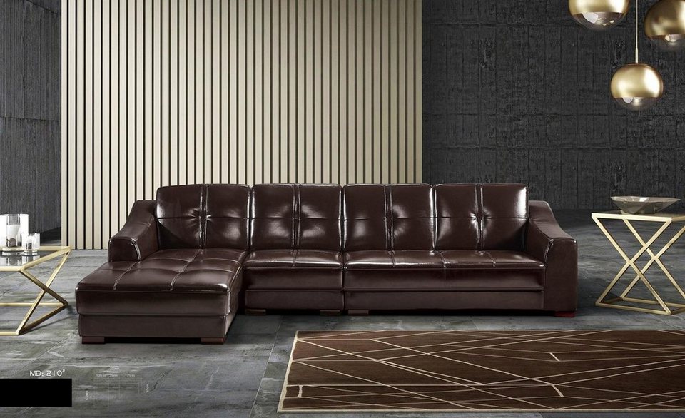 Jvmoebel Ecksofa Polster Couch Leder Sofa Landschaft Eck Sofas Neu Eck