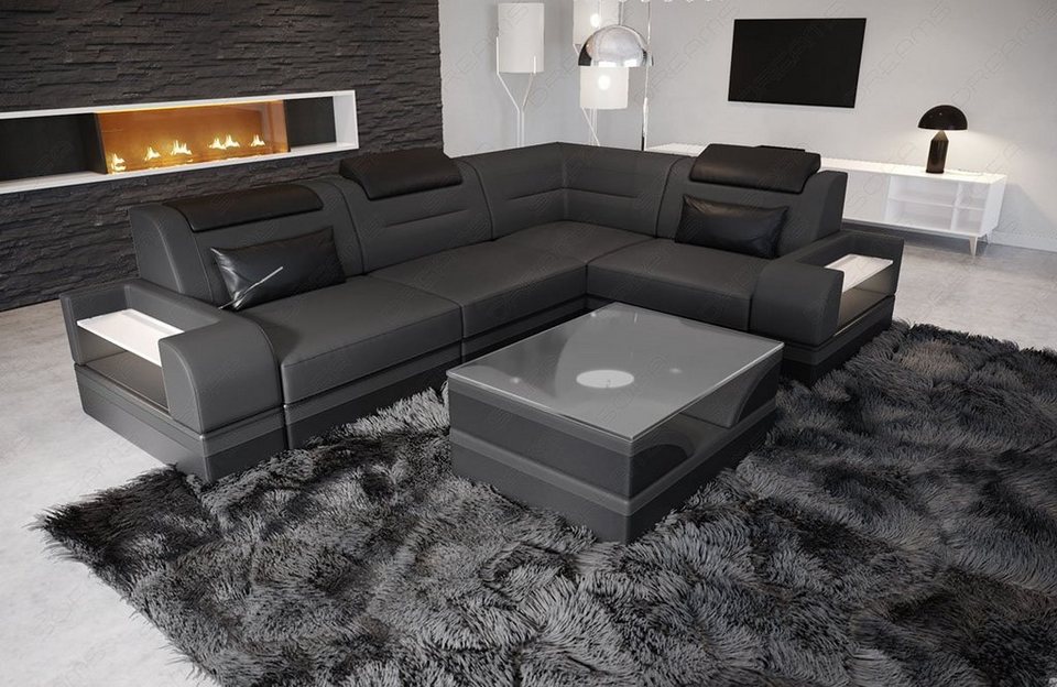 Sofa Dreams Ecksofa Ledercouch Sofa Trivento L Form Kurz Leder Sofa L