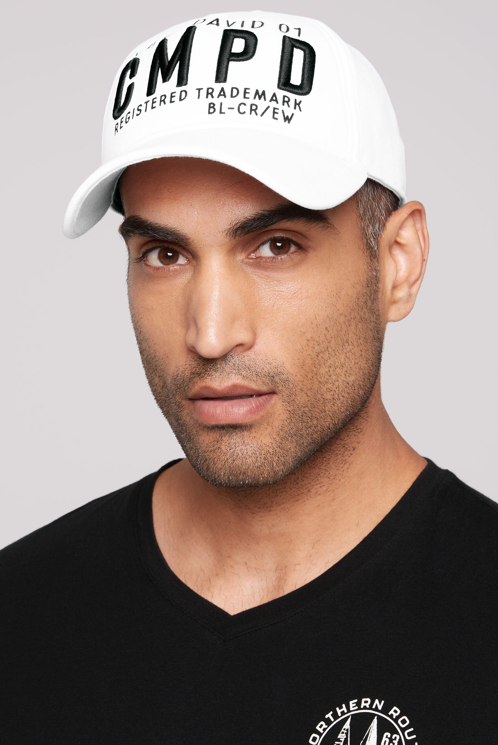 CAMP DAVID Baseball Cap mit verstärktem Schirm, Aus Interlock-Jersey
