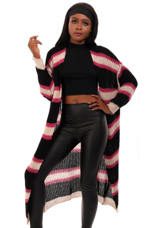 Yc Fashion And Style Cardigan Cardigan Verschlusslos Strickmantel In